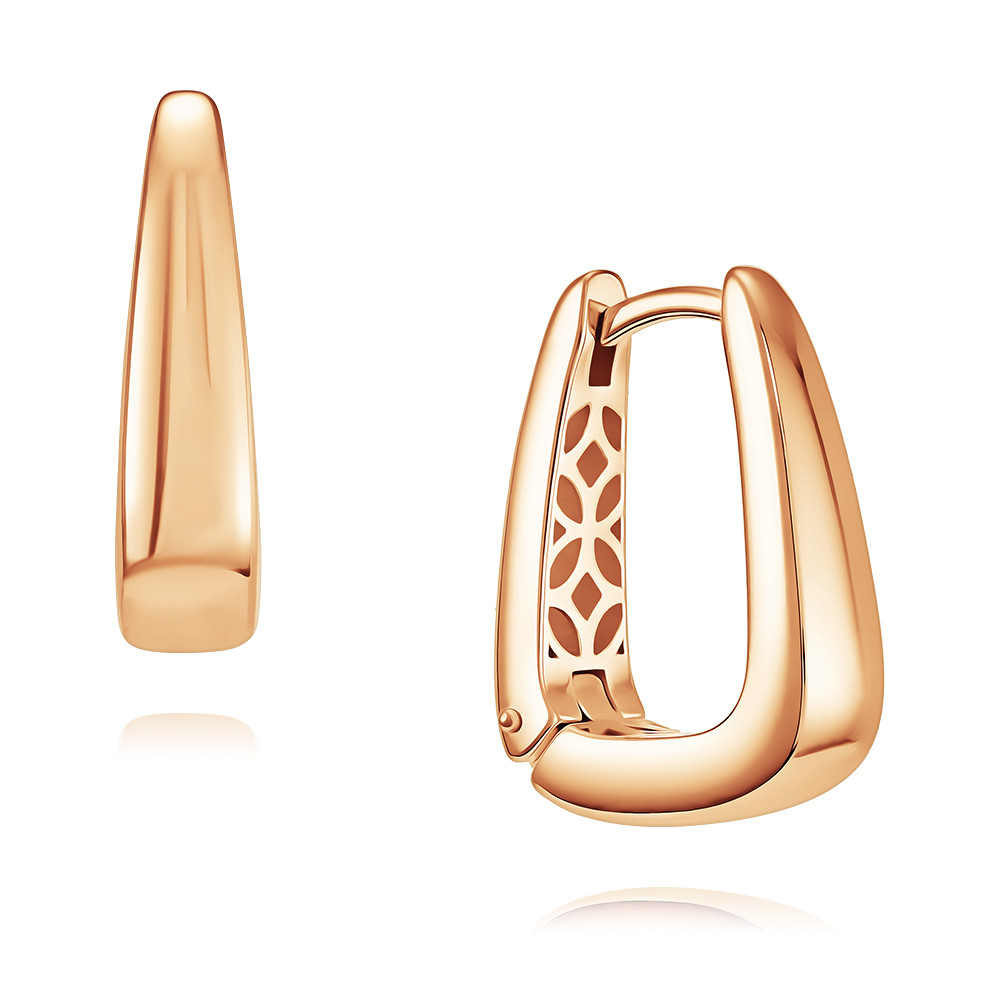 Серьги из красного золота